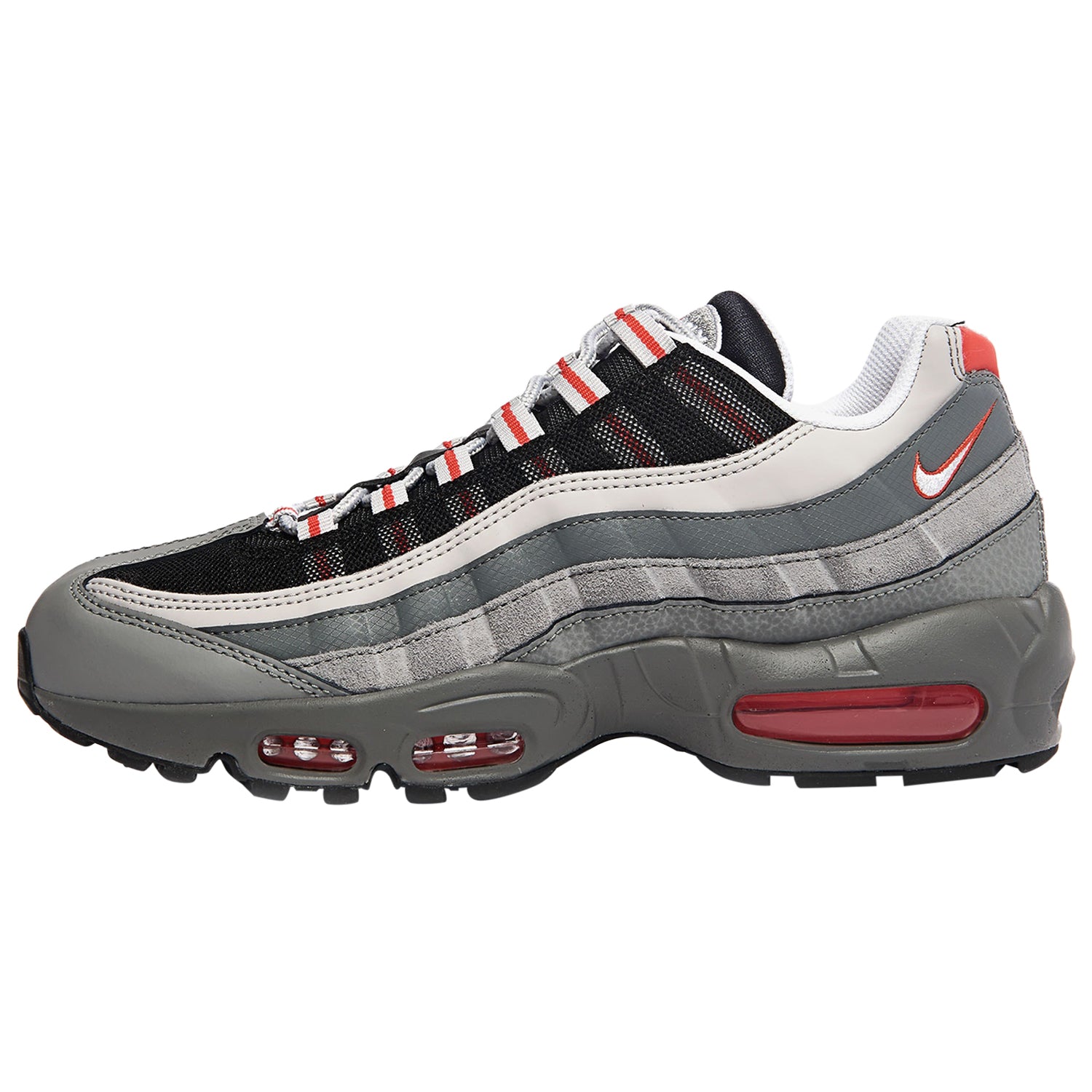 AIR MAX 95 ESSENTIAL 'PARTICLE GREY TRACK RED' – The Vault